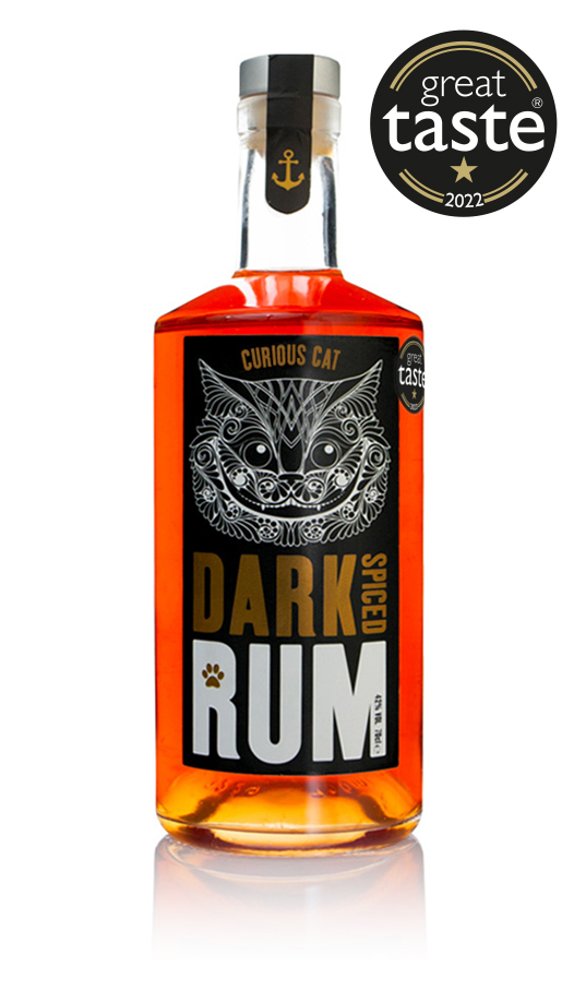 Dark SpicedRum - Curious Cat | Small Batch, Hand Distilled Artisan Gins ...